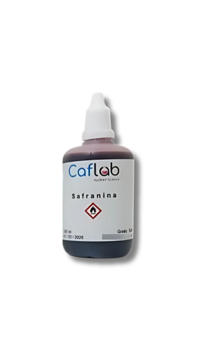 Safranina (Para Tinción De Gram) – 100 ml – Caflab